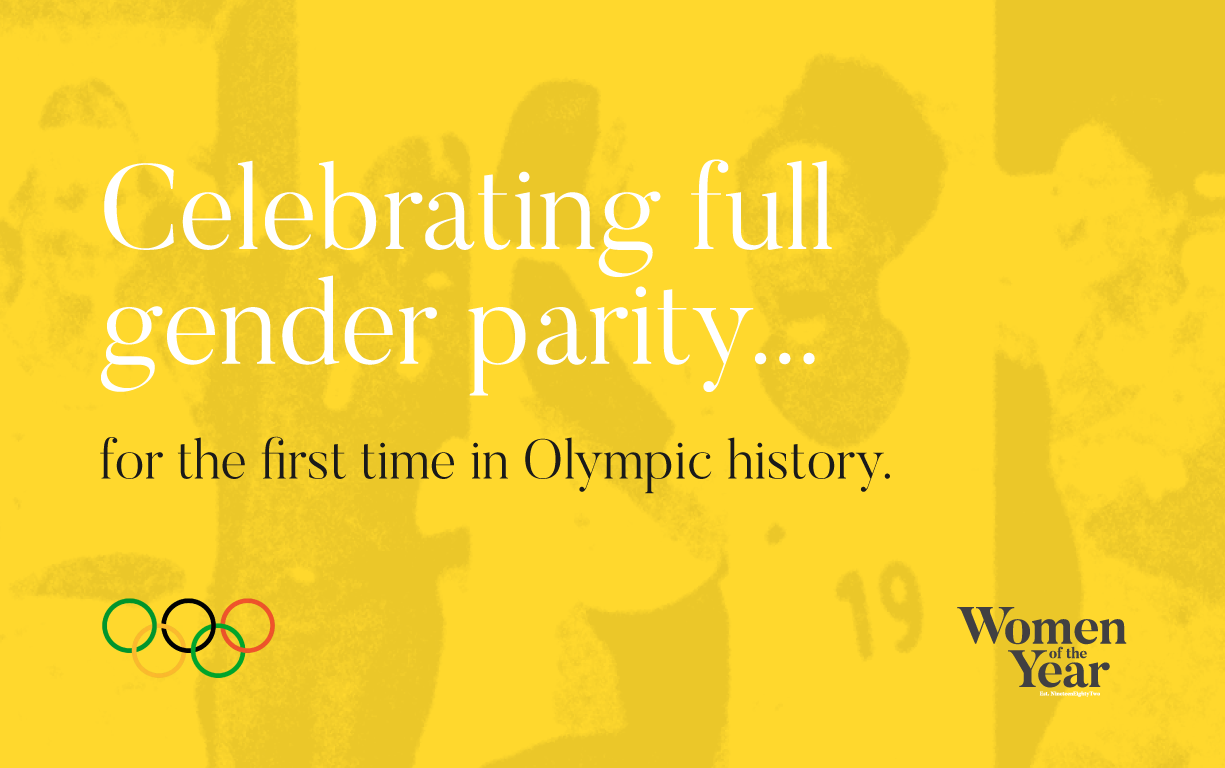 Celebrating full gender parity for the first time in Olympic history ...